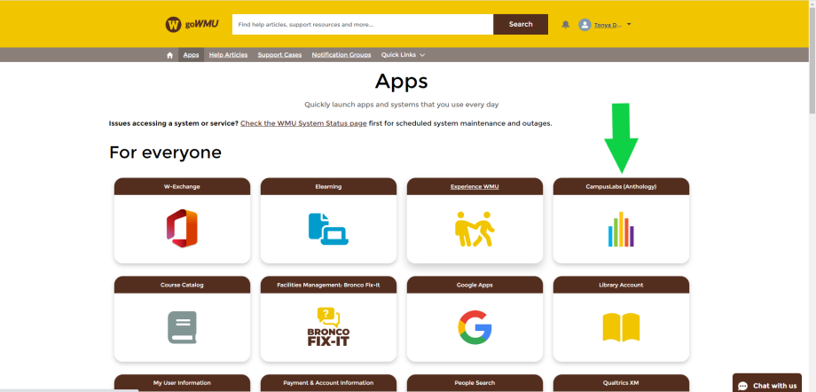 Accessing Anthology Student Course Ratings System | Western Michigan University